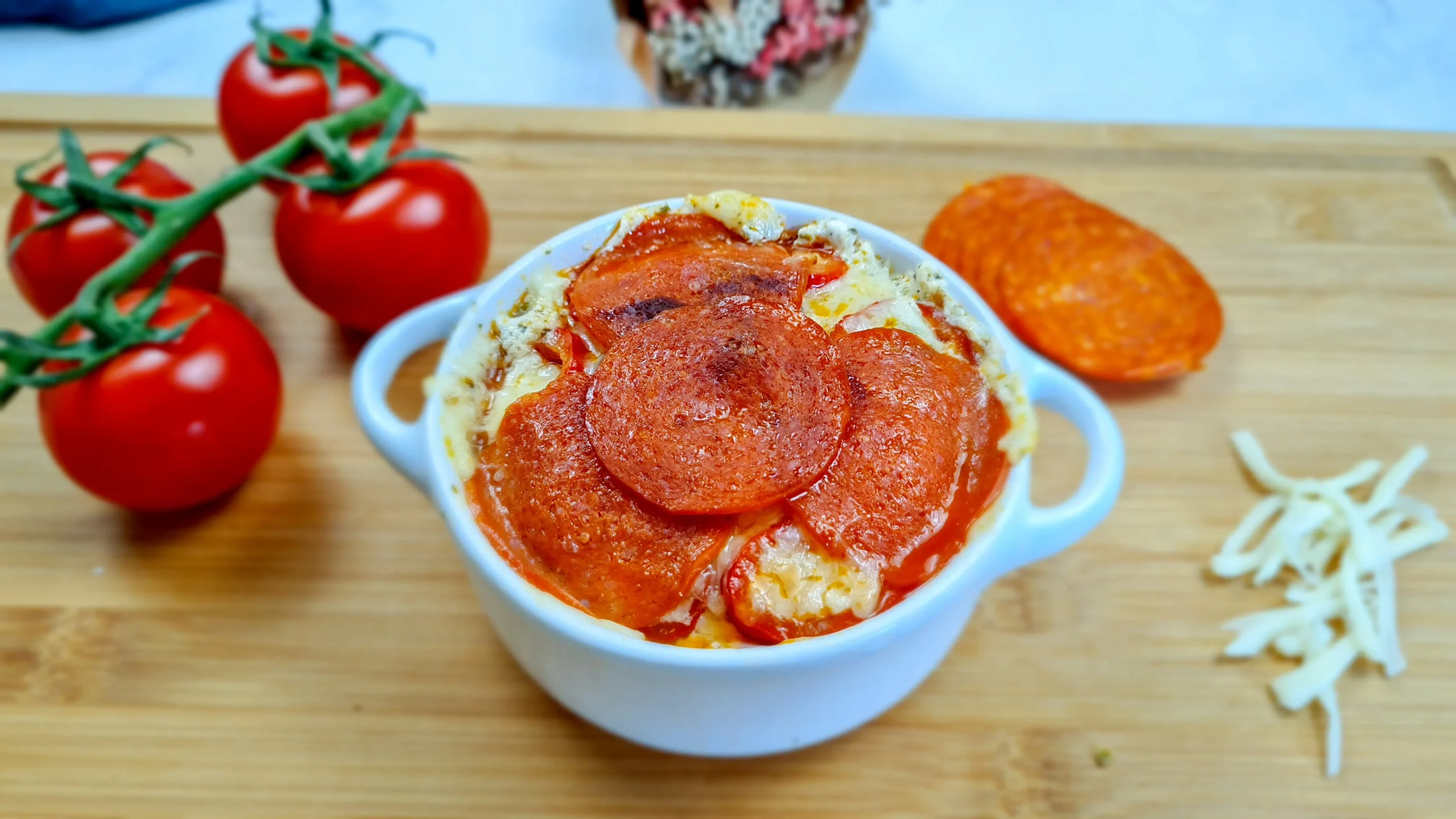 Easy Cottage Cheese Pizza Bowl Recipe: High Protein Low Carb