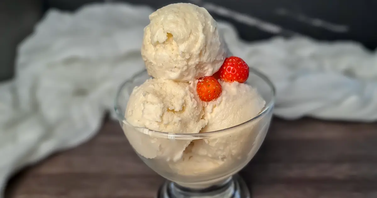 4-Ingredient Easy Ninja Creami Keto Vanilla Ice Cream Recipe